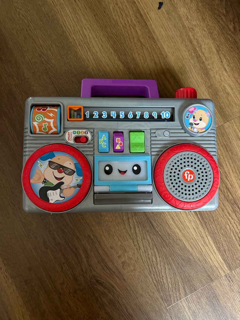 Fisher-Price Laugh & Learn Boombox Toy, Hobbies & Toys, Toys & Games on ...