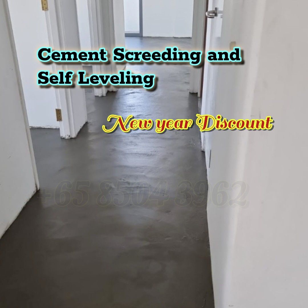 Floor Cement Screeding #Self Leveling #Bto floor cement screeding #4 ...