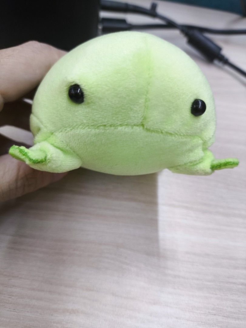Green Blob Plushie, Hobbies & Toys, Toys & Games on Carousell