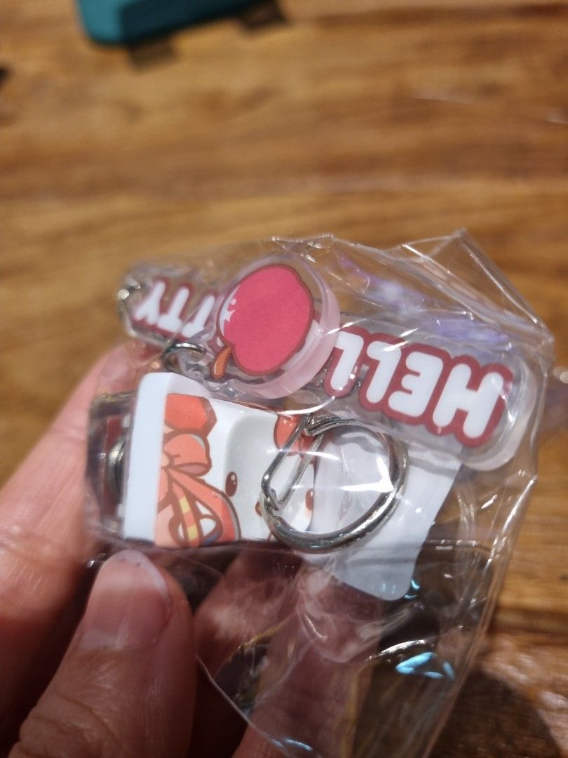 Sanrio (Hello Kitty / Kuromi fidget) removable single key clicker ...