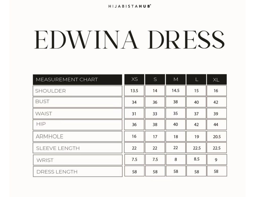 Hijabistahub Edwina bride dress (Navy blue - S), Women's Fashion ...