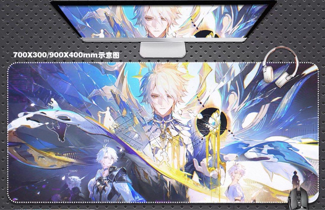 Honkai Phainon keyboard desk mat, Computers & Tech, Parts & Accessories ...