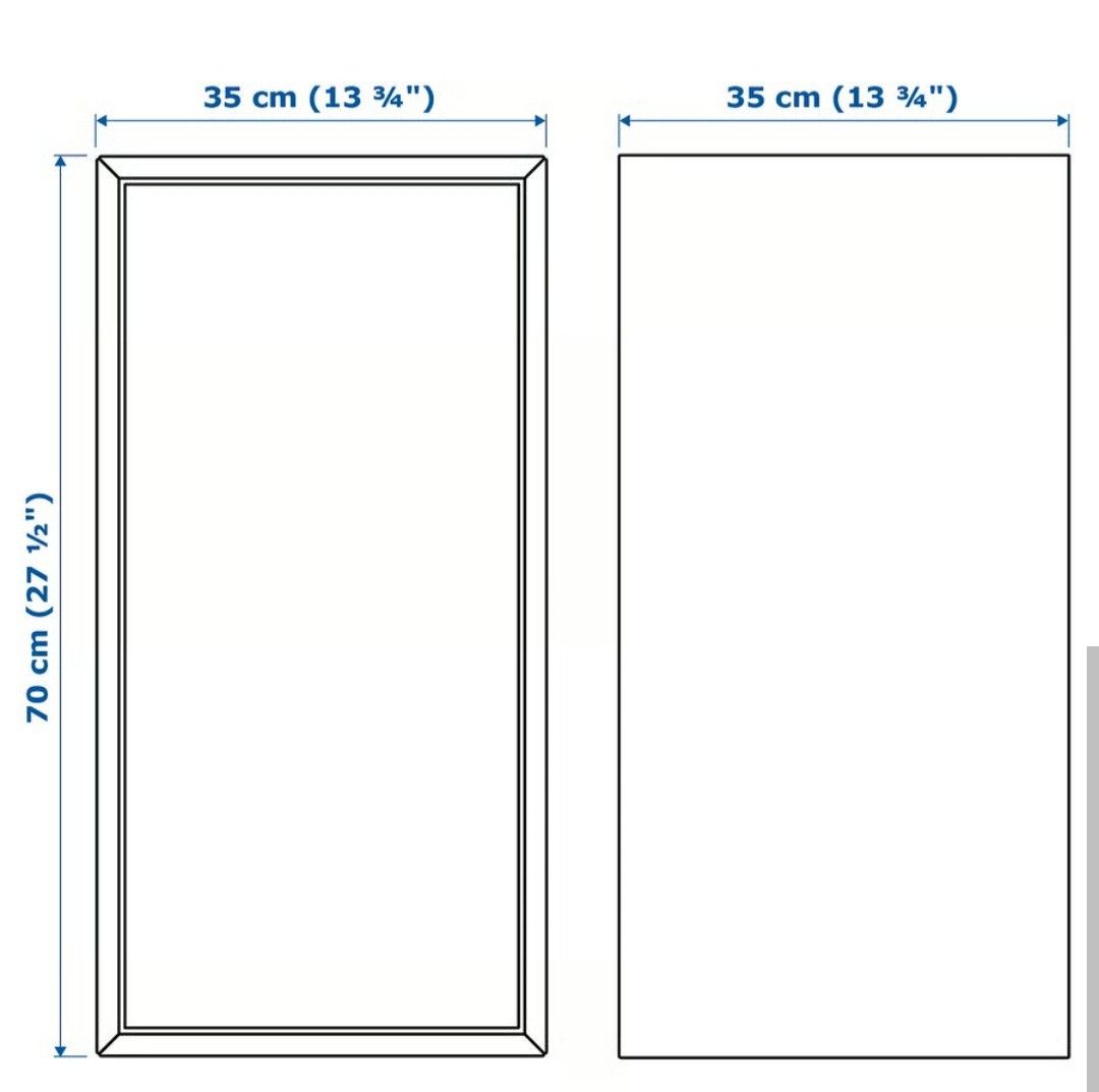 Ikea Eket Cabinet with Door - Dark Grey, Furniture & Home Living ...