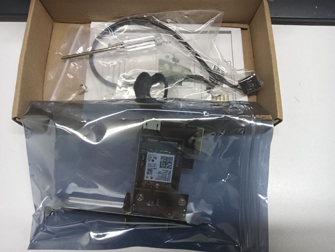 Intel AX200 PCI-E 無線網卡 Wifi6 和 藍牙 全新一套, 電腦＆科技, 電腦周邊及配件, Wifi及上網相關產品 ...