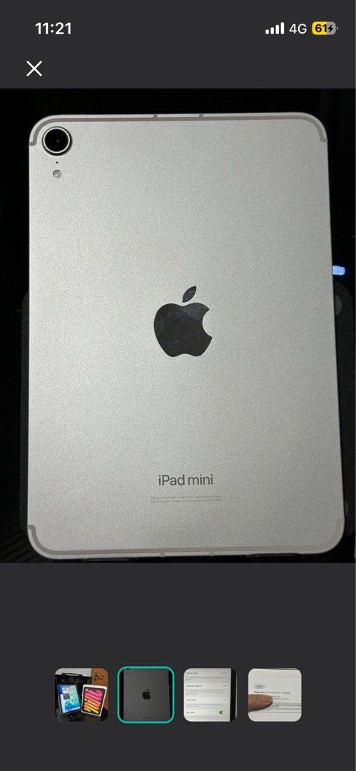 Ipad mini 7 (A17 Pro) 128 LTE starlight Black 128GB, Mobile Phones ...
