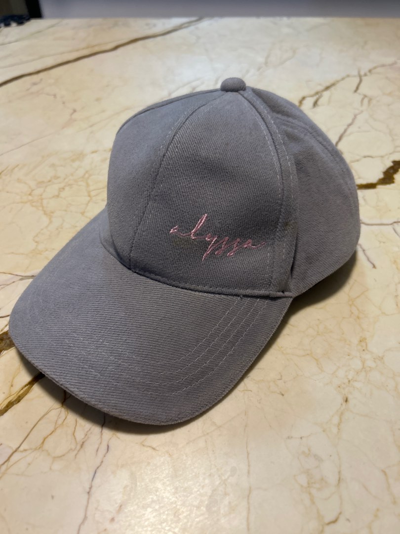 Kids- Grey Alyssa- named Cap, Babies & Kids, Babies & Kids Fashion on ...