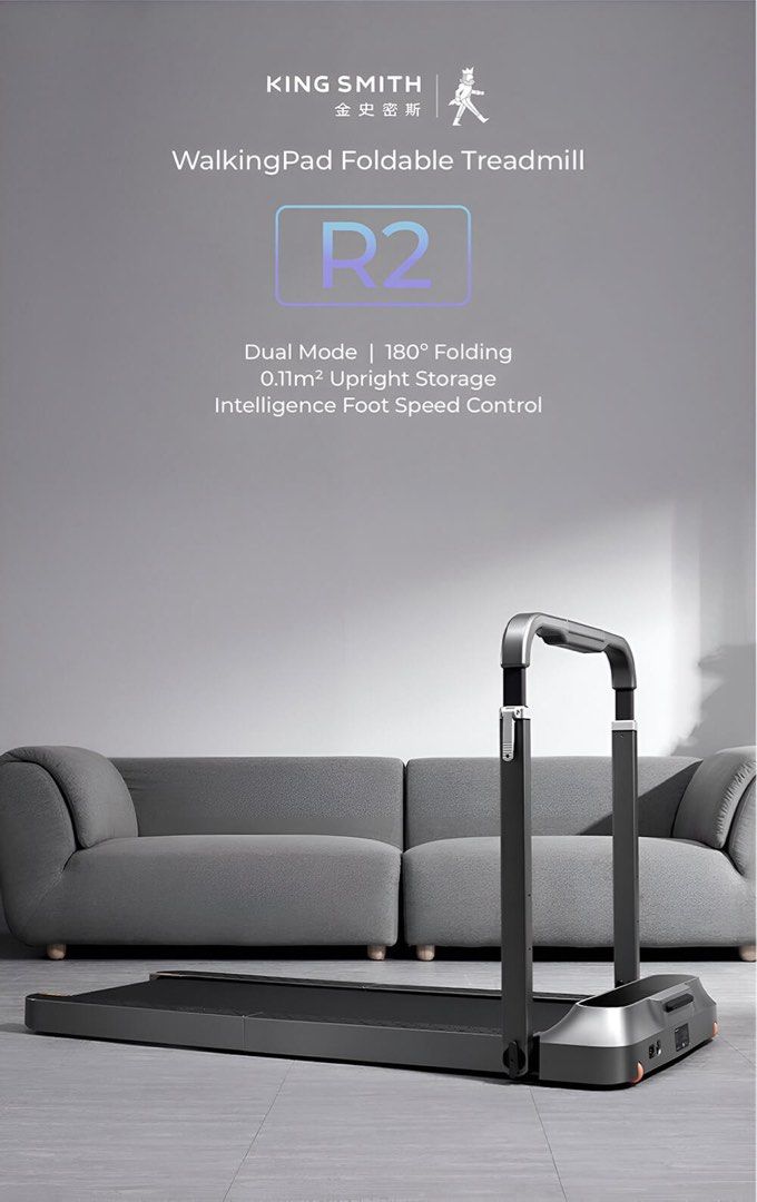 KingSmith WalkingPad R2 Pro Foldable Treadmill, Sports Equipment ...