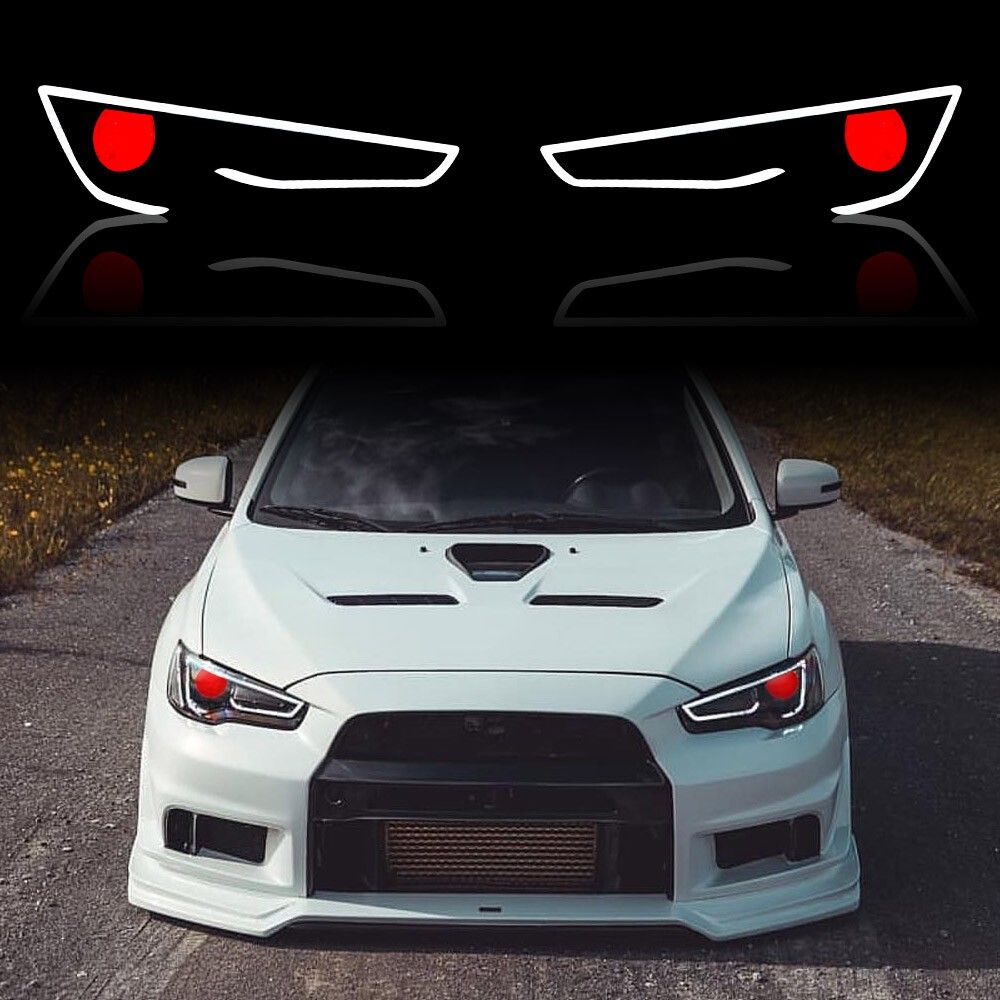 Lancer Ex Evo X vland tail light, Car Accessories, Accessories on Carousell