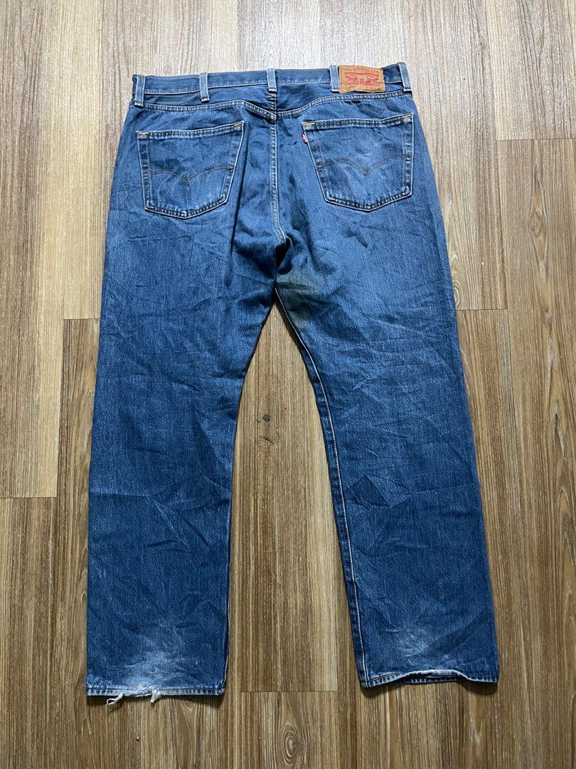 Levis 501 kain pasir big size, Men's Fashion, Bottoms, Jeans on Carousell