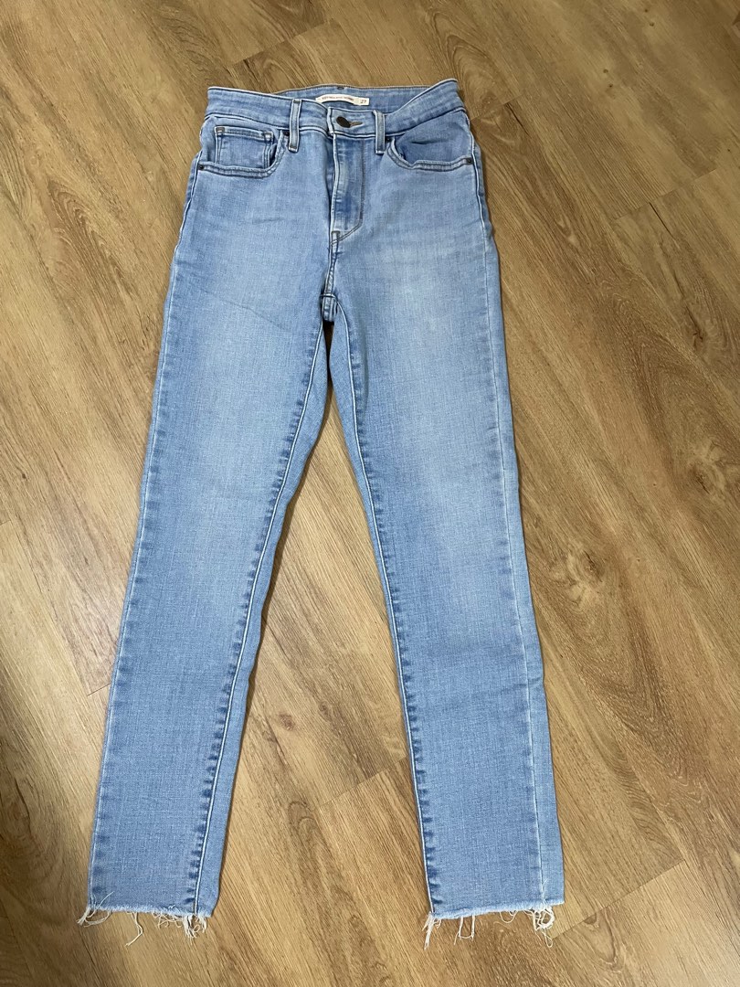 Levi's 711 Skinny Jeans - Light Wash, Women's Fashion, Bottoms, Jeans ...