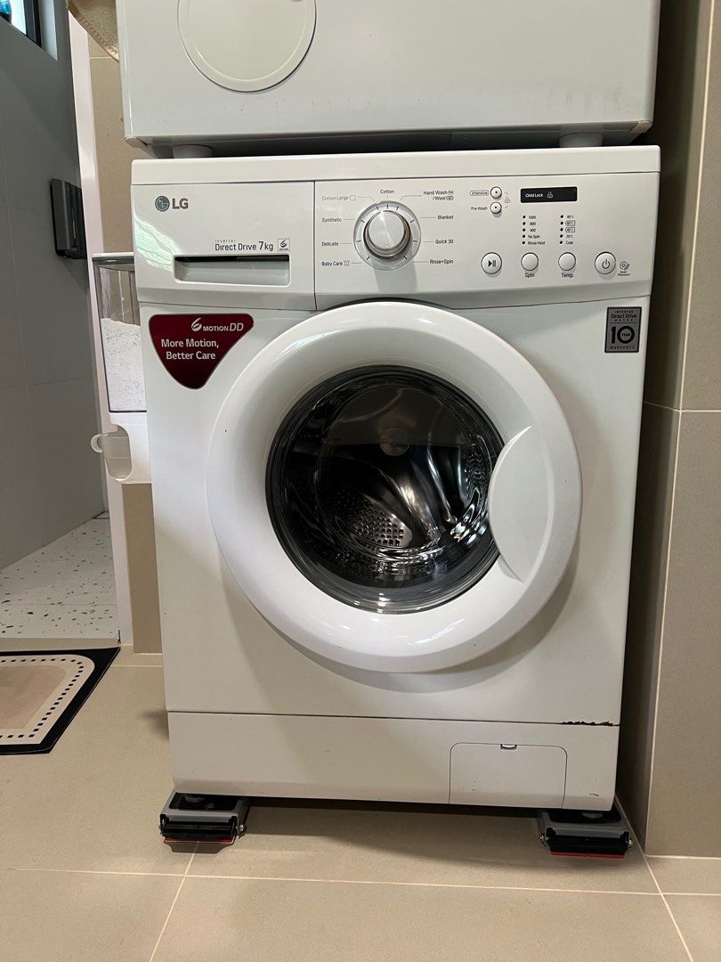 LG Direct Drive 7kg Washing Machine - WD-MD7000WM, TV & Home Appliances ...