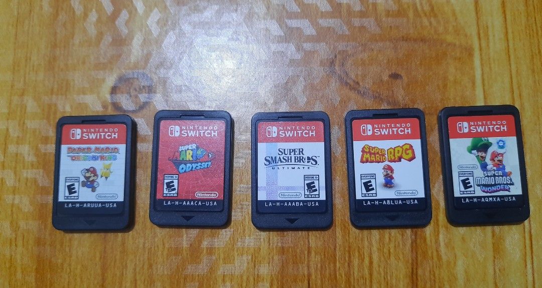 Mario Nintendo switch Paper,RPG,Odyssey,smash,wonder, Video Gaming ...