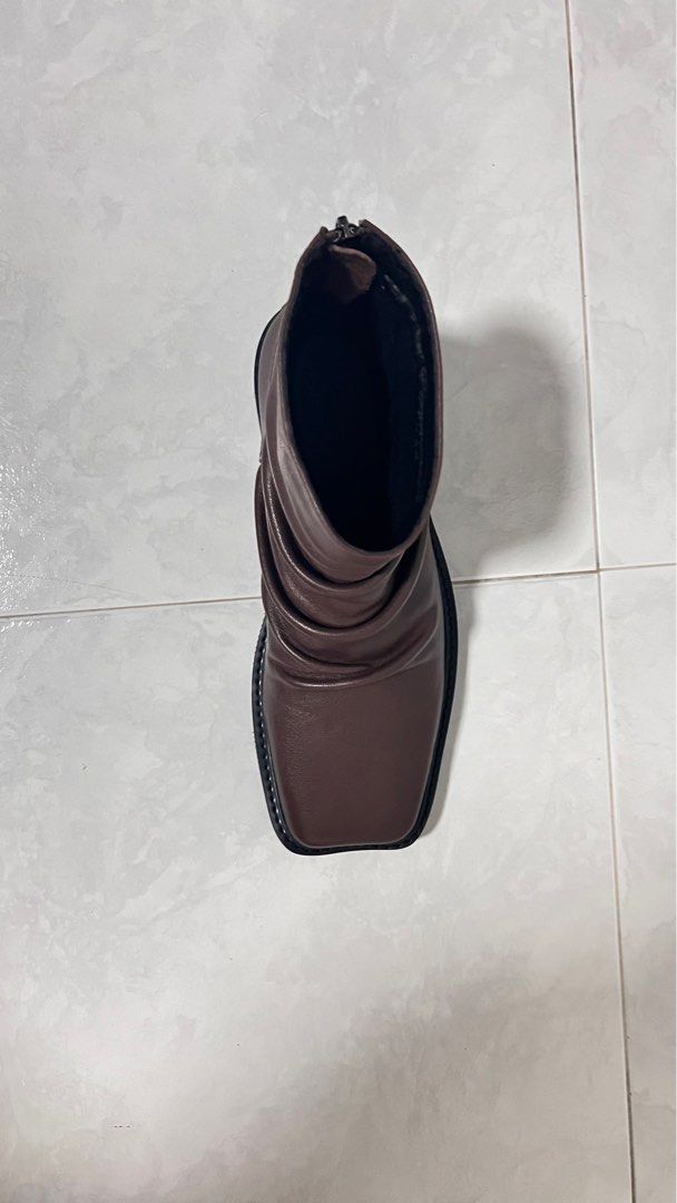 Marlon Crease Boots - Brown Squared Toe, Men's Fashion, Footwear, Boots ...