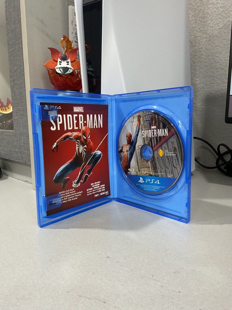Marvel's Spider-Man PS4/PS5 Game Disc, Video Gaming, Video Games ...