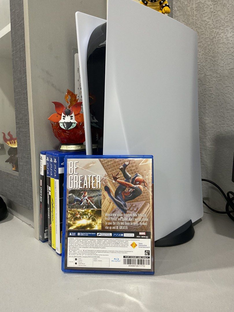 Marvel's Spider-Man PS4/PS5 Game Disc, Video Gaming, Video Games ...