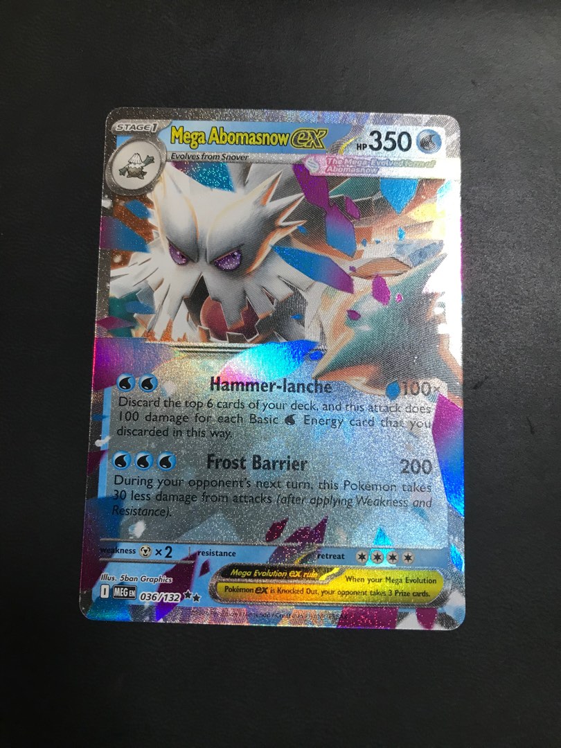 Mega Abomasnow Ex #36 Pokemon Mega Evolution, Hobbies & Toys, Toys ...