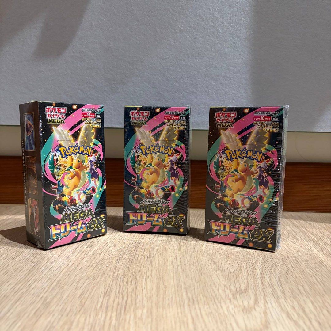 Mega Dream EX Pokemon Japanese Booster Box Shrinked, Hobbies & Toys ...