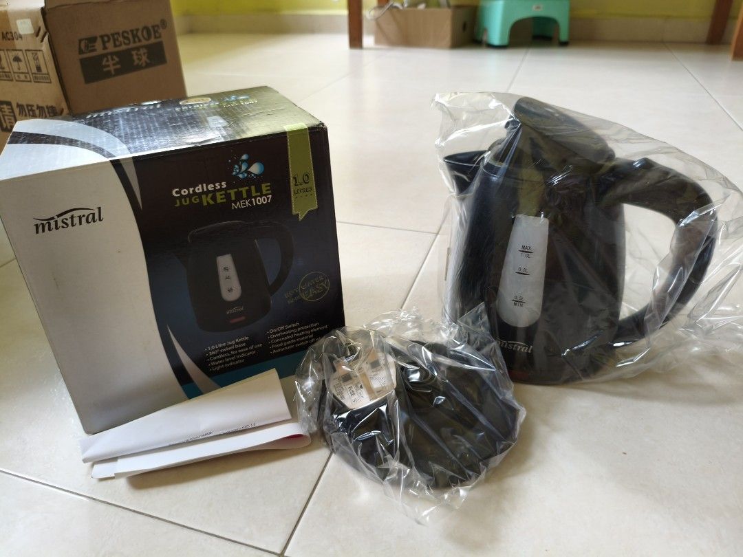 Mistral Cordless Jug Kettle MEK1007 - Brand New, TV & Home Appliances ...