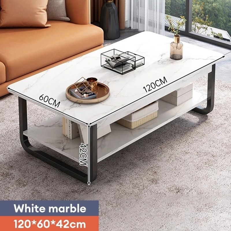 Modern coffee table | Imitation marble tea table | multi level soaking ...