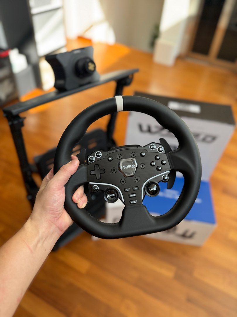 MOZA R5 Bundle + Next Level Racing Wheel Stand 2.0 + MOZA mods (Under ...