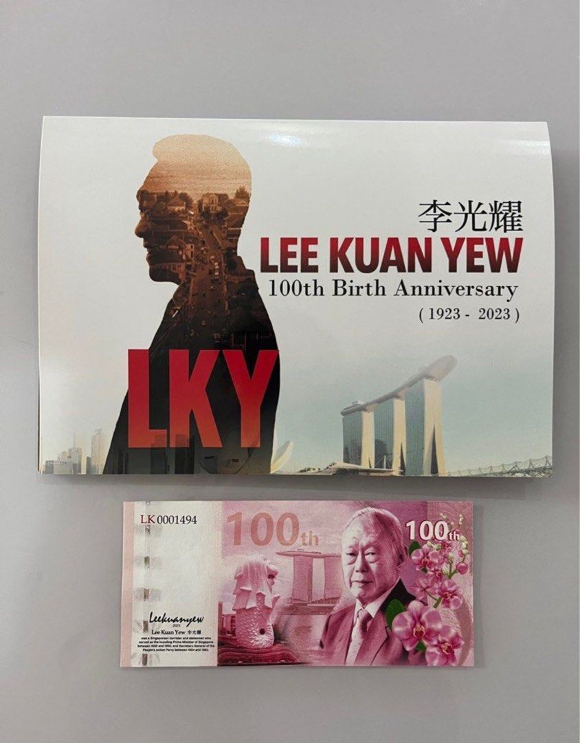 🍀Mr Lee Kuan Yew 100th Birth Anniversary Fantasy Note🍀, Hobbies & Toys ...