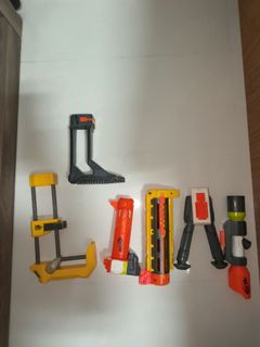 Nerf Rifle with Accessories, Hobbies & Toys, Toys & Games on Carousell