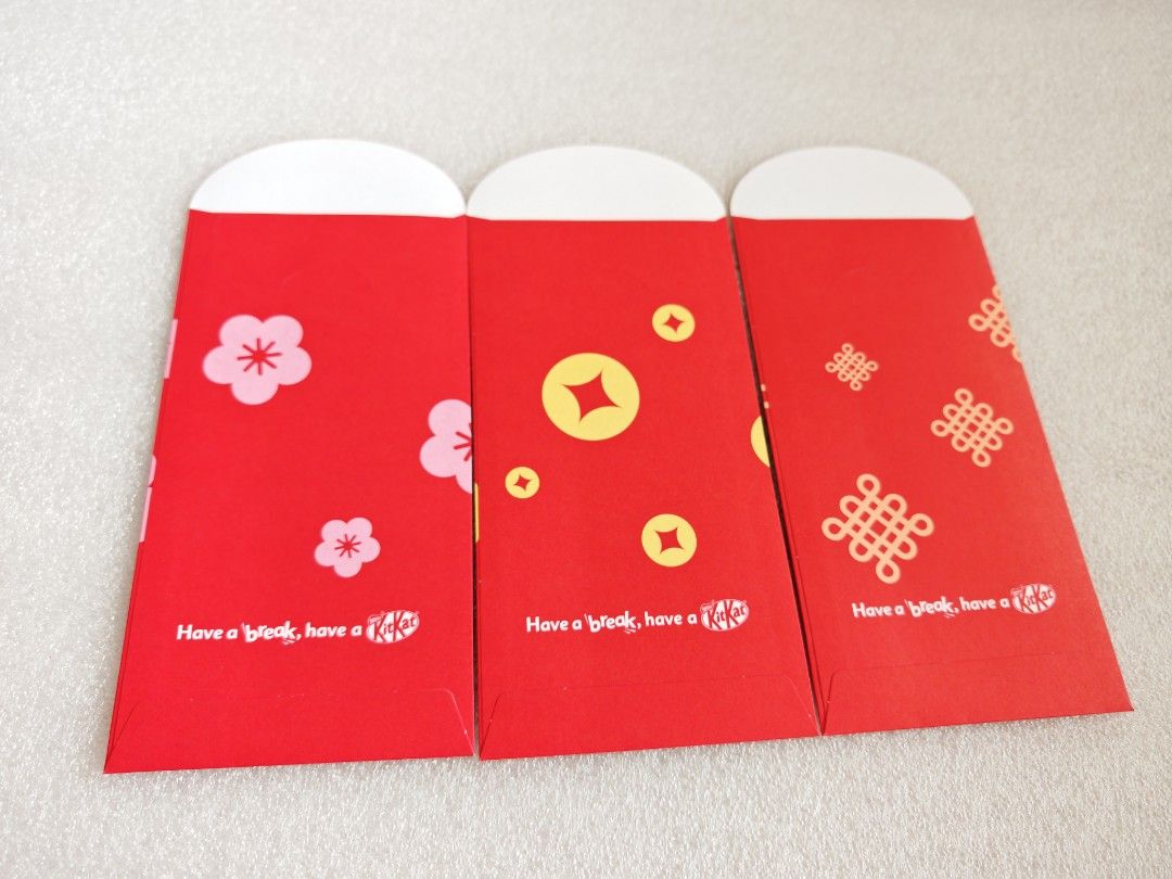 Nestle KitKat Angpow Red Packet Rabbit Chinese New Year CNY Angpao ...