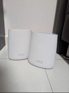 Netgear Orbi Premium WiFi 6 Mesh (1 Router + 3 Satellites) + Singtel ...