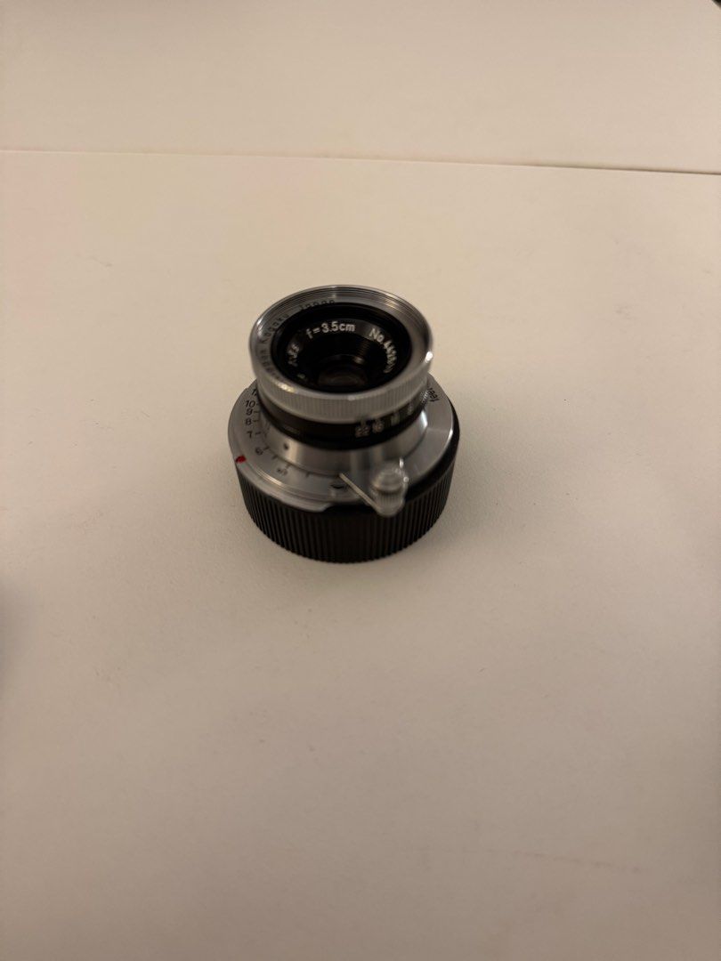 Nikon W-Nikkor 3.5cm f/3.5 Lens rare black ring 1950s, 攝影器材, 鏡頭及裝備 ...