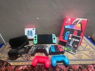 Nintendo Switch OLED Mario Kart 8 Deluxe Set, Video Gaming, Video Game ...