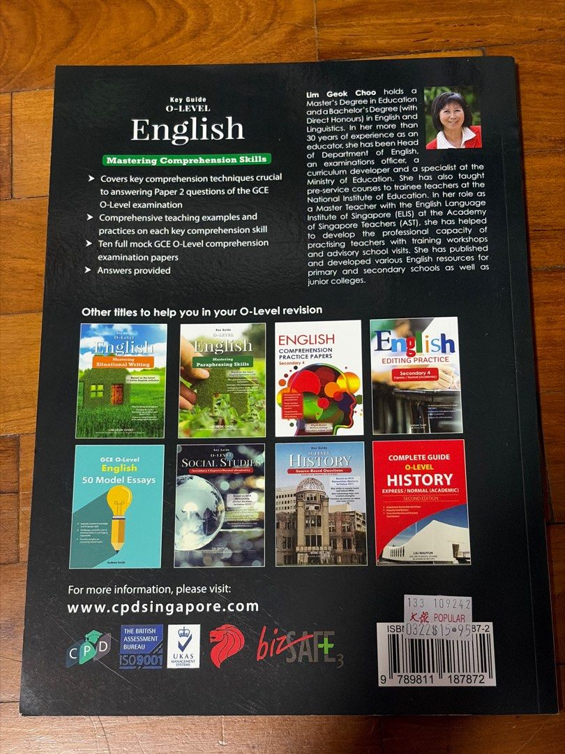 O-Level English Mastering Comprehension Skills Textbook, Hobbies & Toys ...