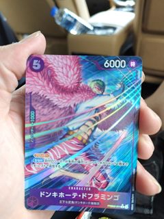 One Piece Card Game - Donquixote Doflamingo OP07 SP OP01-073, Hobbies ...