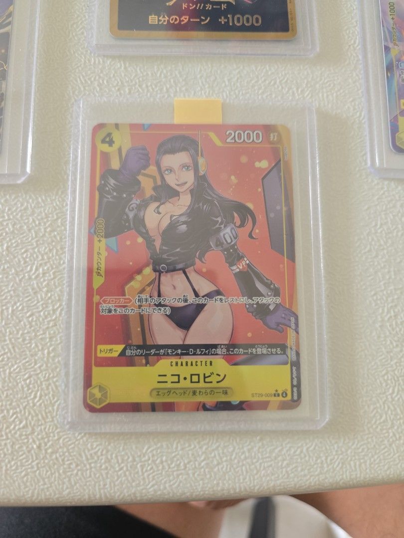 One Piece TCG - Lilith, Nico Robin and Gear 4 Gold Don, Hobbies & Toys ...