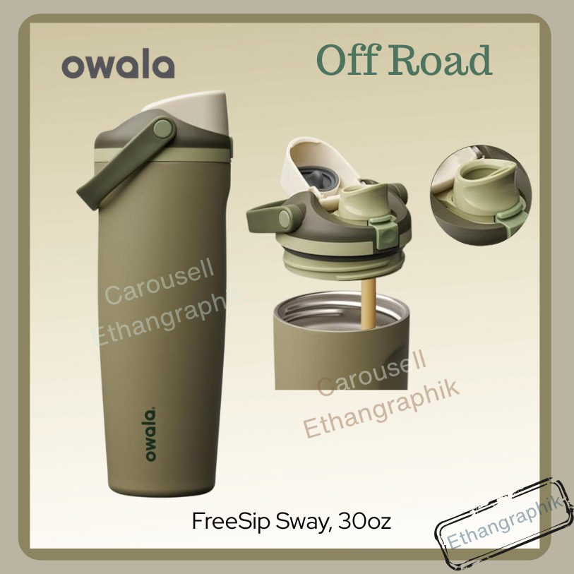 Owala Off Road, Sway, Authentic, FreeSip Sway 30oz, 40oz, Matcha, Olive ...