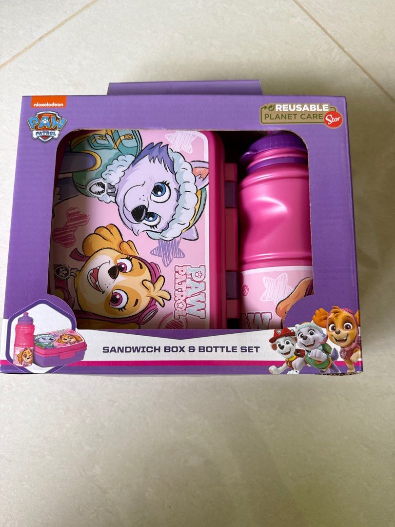Paw Patrol Sandwich Box & Bottle Set, Furniture & Home Living ...