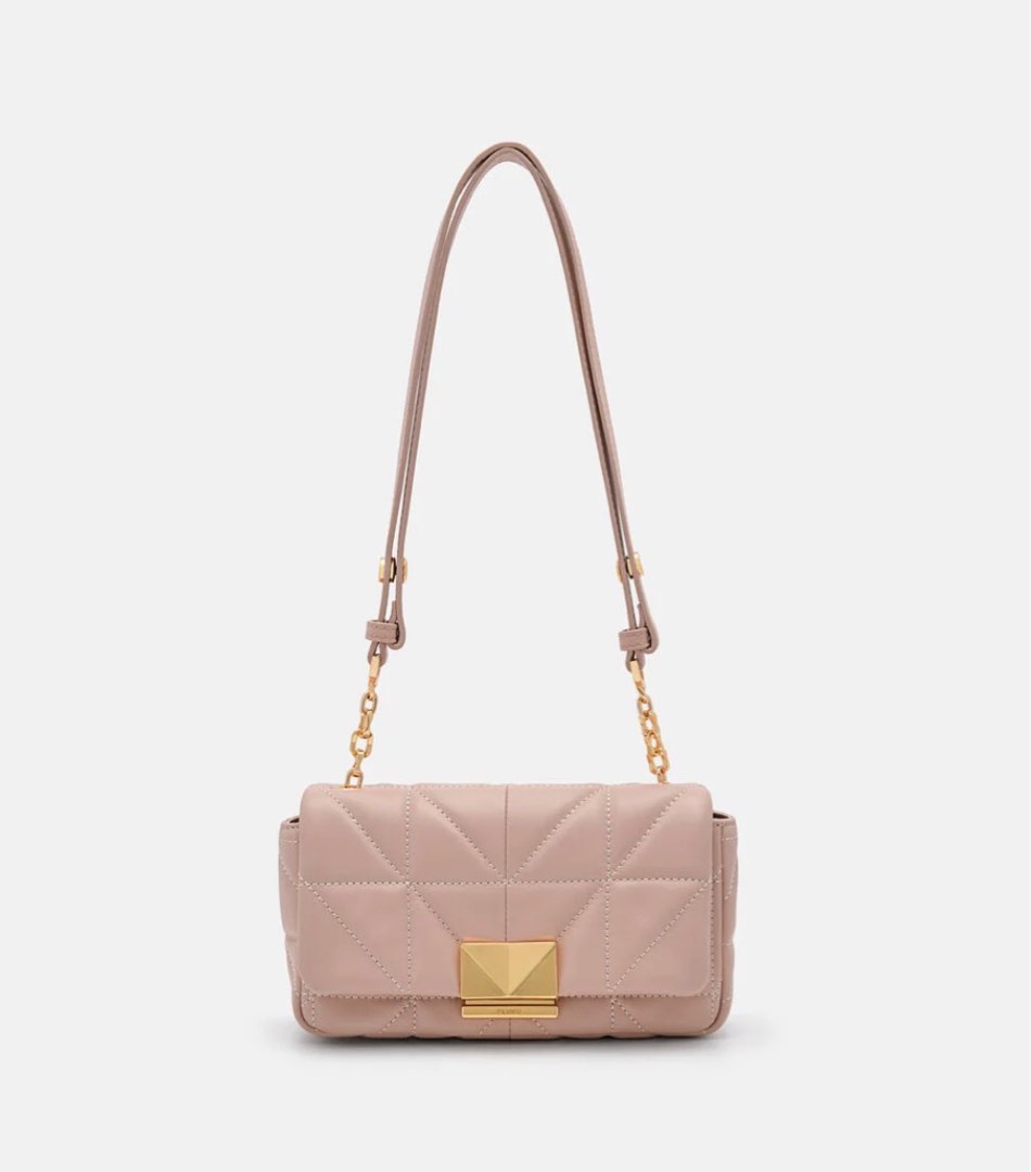PEDRO Studio Leather Mini Shoulder Bag in Pixel - Nude, Women's Fashion ...