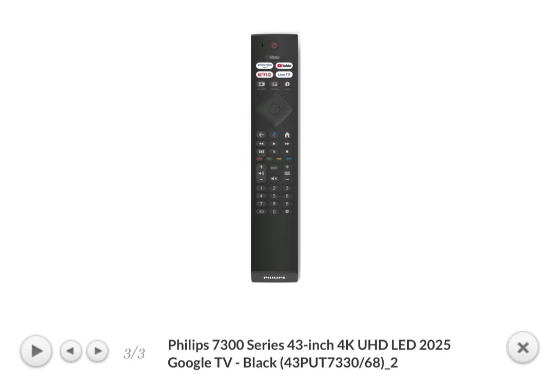 Philips 7300 Series 43-inch 4K UHD LED Google TV, TV & Home Appliances ...