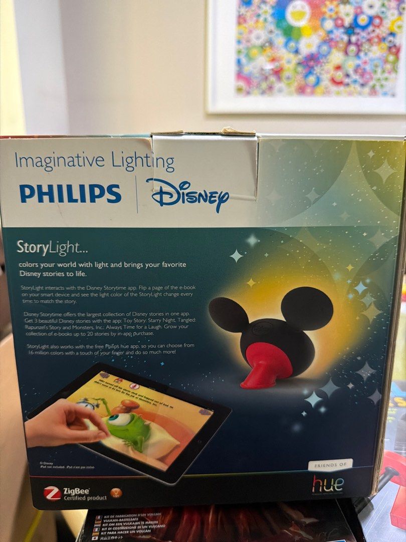 Philips Disney StoryLight Starter Kit, Furniture & Home Living ...