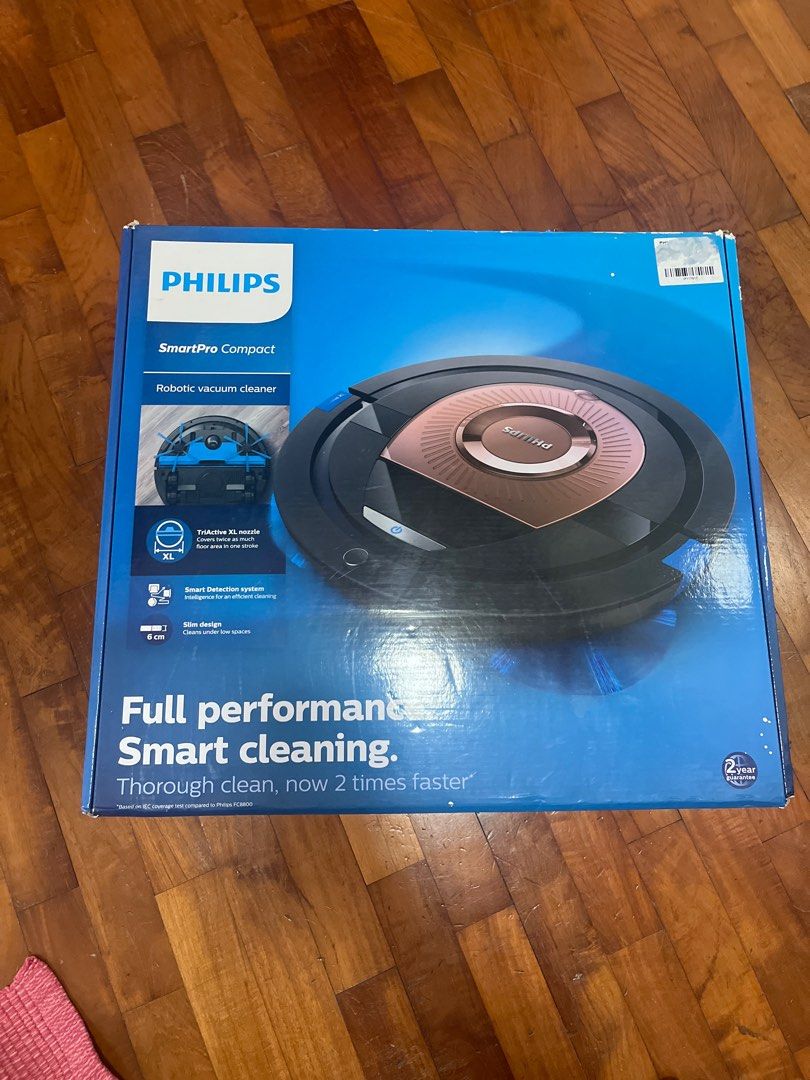 Philips SmartPro Compact Robotic Vacuum Cleaner, TV & Home Appliances ...