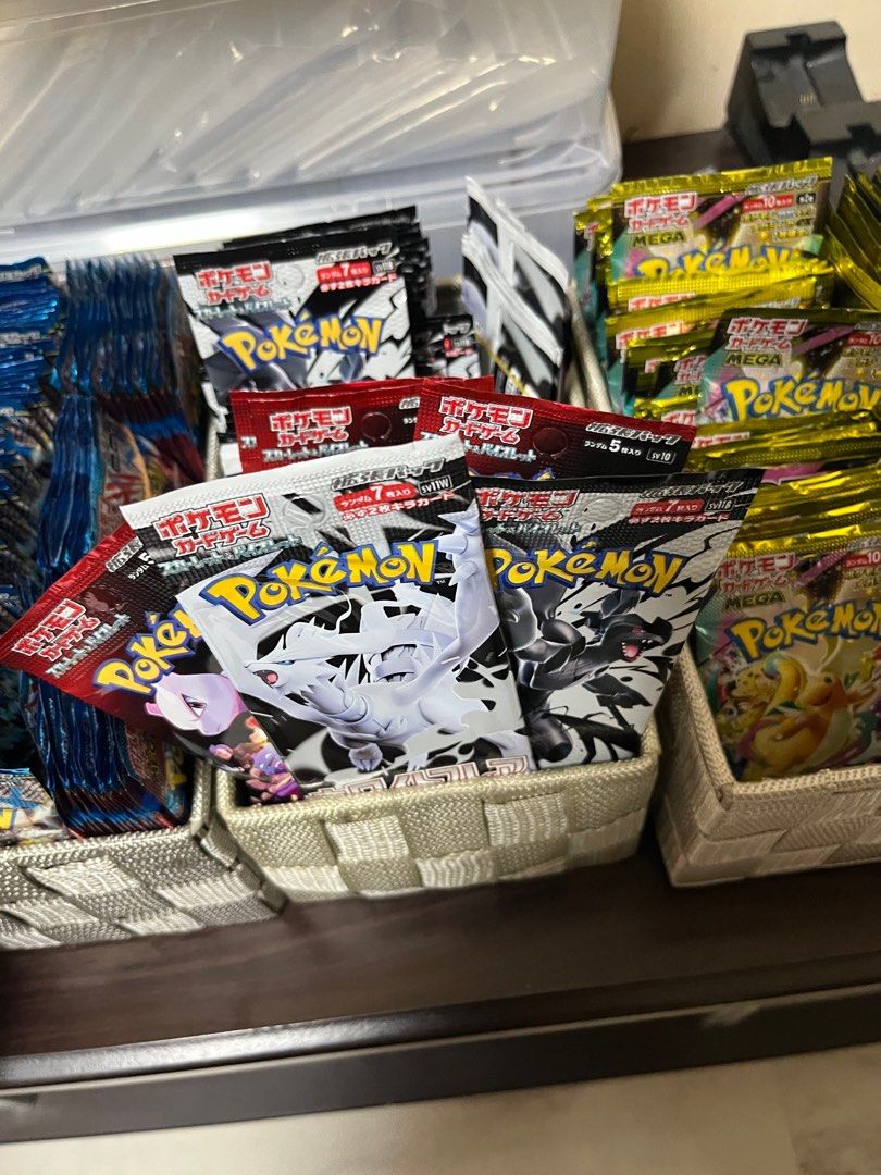 Pokemon Japanese Packs (Black Bolt, White Flare, Glory of Team Rocket ...