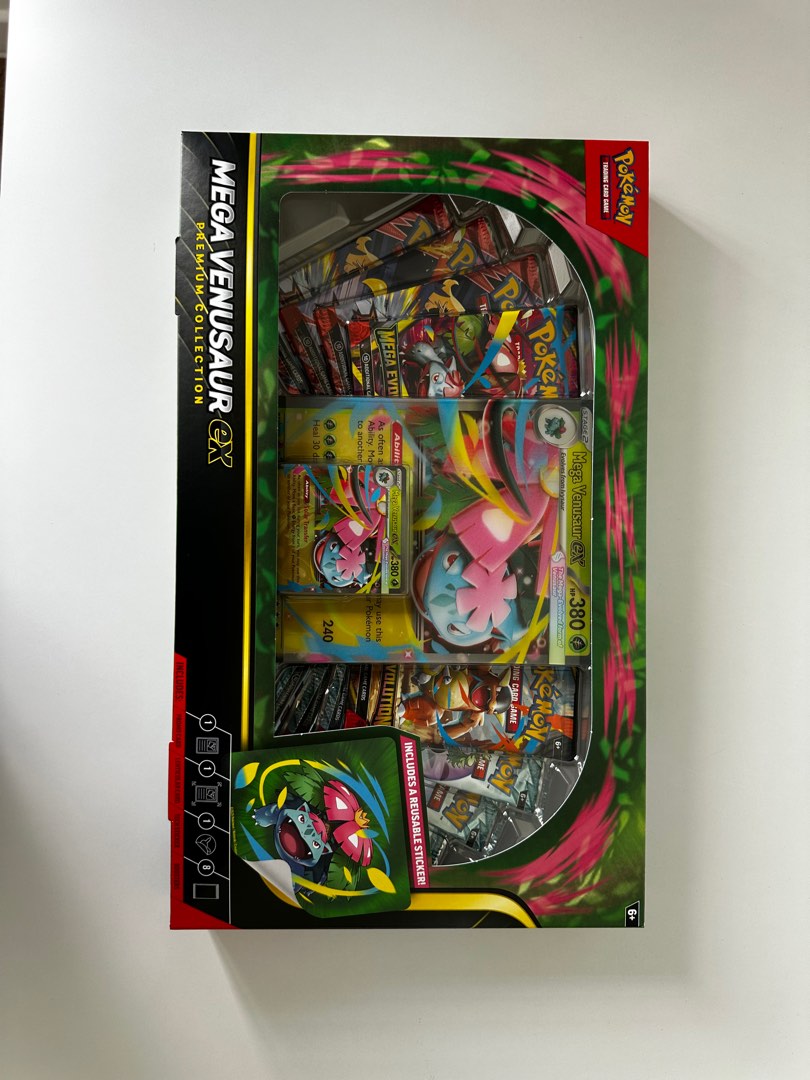 Pokemon TCG Mega Venusaur Ex Premium Collection, Hobbies & Toys, Toys ...