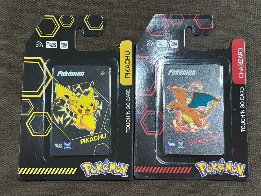Pokemon Touch 'n Go Card - Pikachu & Charizard, Hobbies & Toys, Toys ...