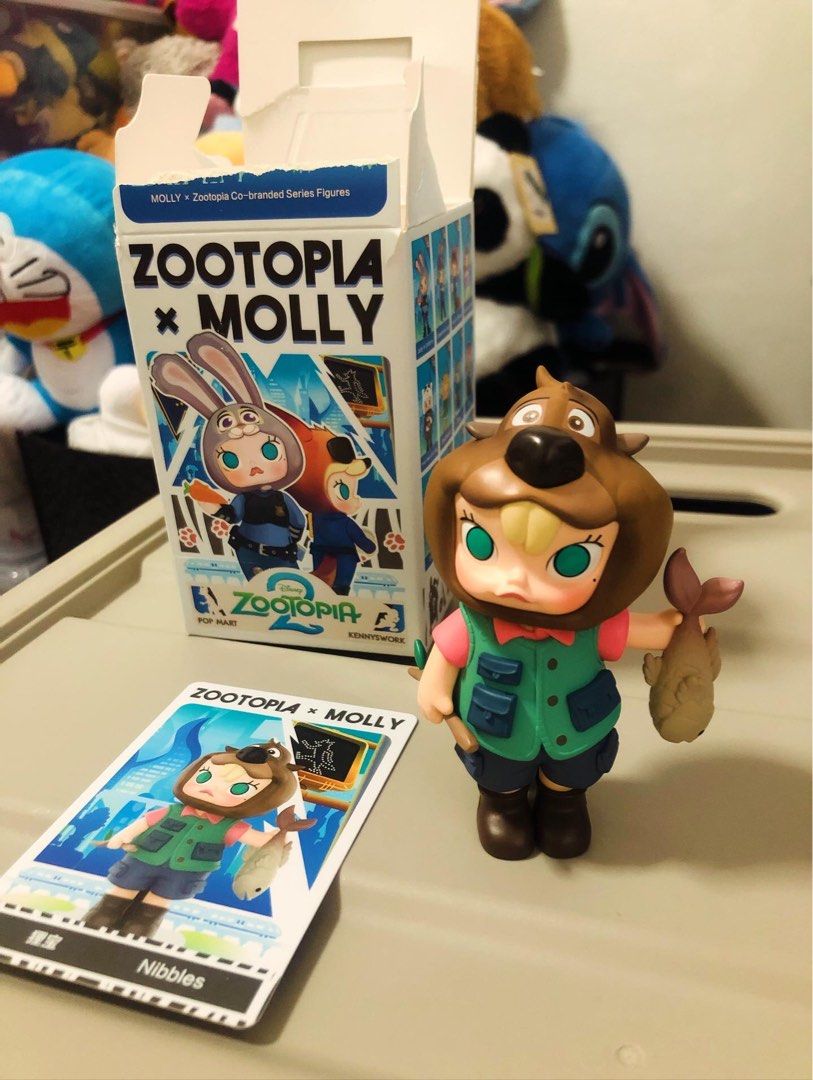 Pop Mart x Molly x Disney Zootopia Co-branded Series Figures Blind Box ...