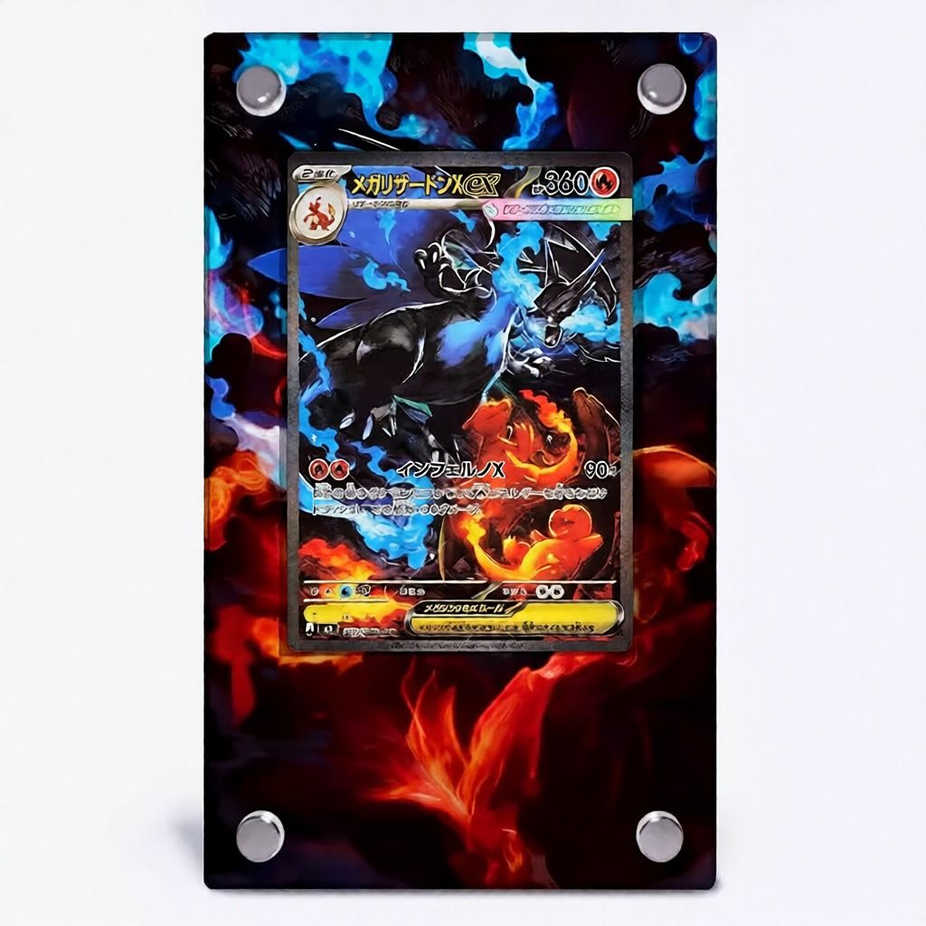 [Pre-order] Premium Pokémon Art Display Frame (Mega Charizard Ex sir ...
