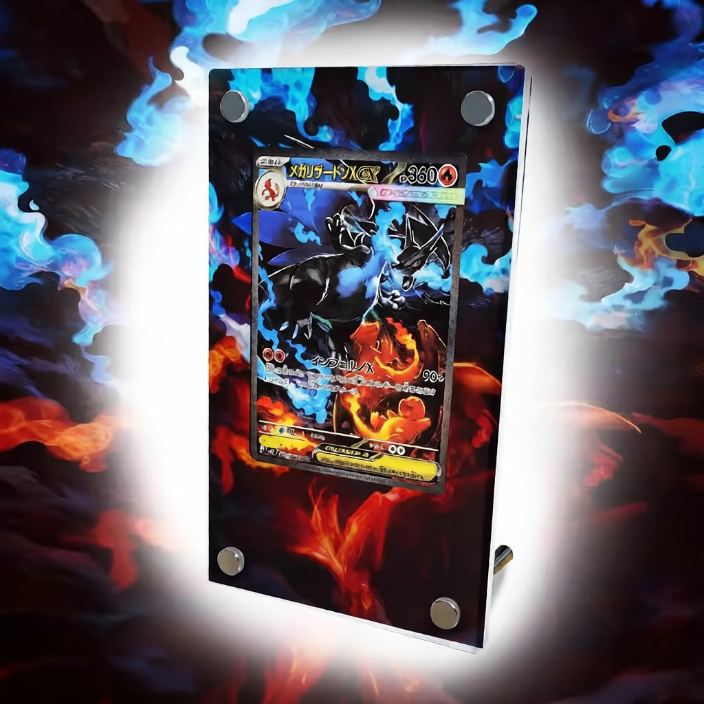 [Pre-order] Premium Pokémon Art Display Frame (Mega Charizard Ex sir ...