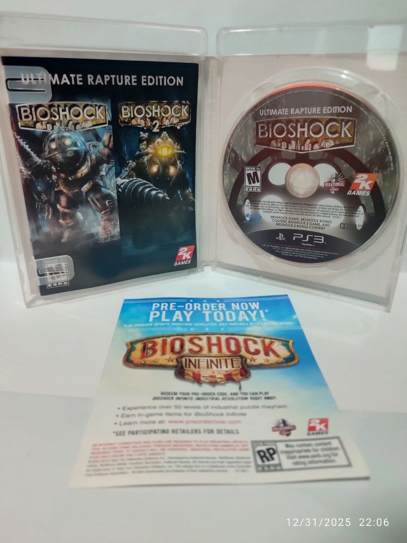 PS3 - Bioshock Ultimate Rapture Edition (PRE-OWNED) "R1", Video Gaming ...