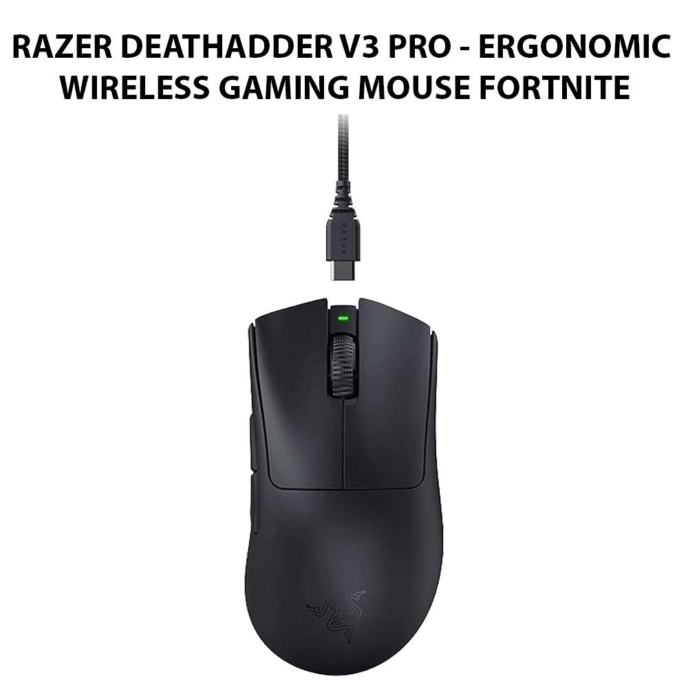 Razer DeathAdder V3 Pro Wireless Gaming Mouse- Black : Ultra ...