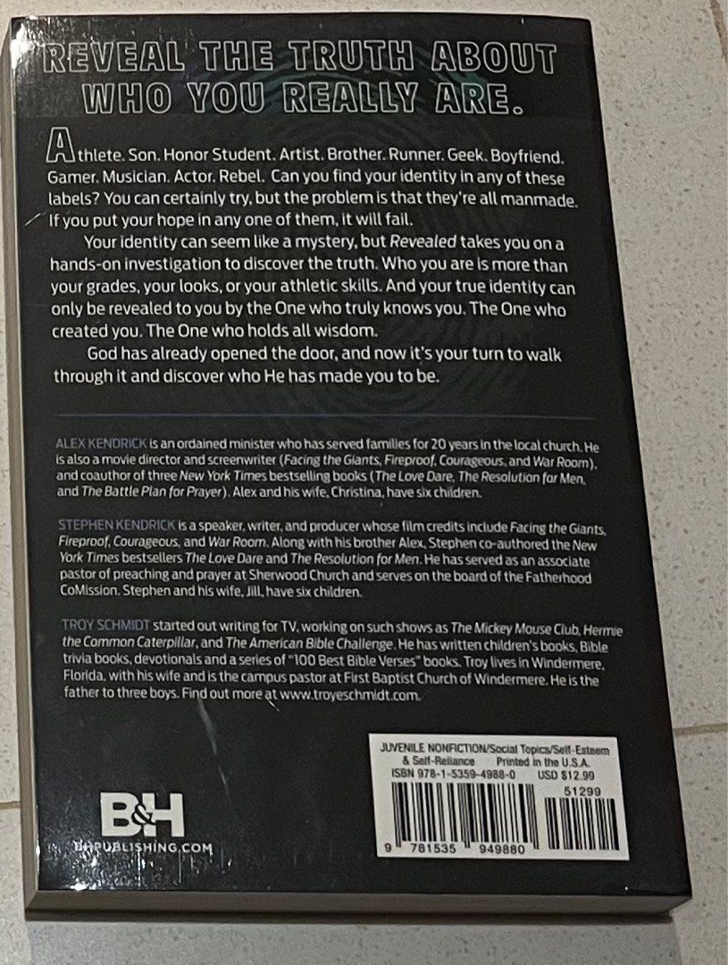 Revealed: Discovering Your True Identity in Christ, Hobbies & Toys ...