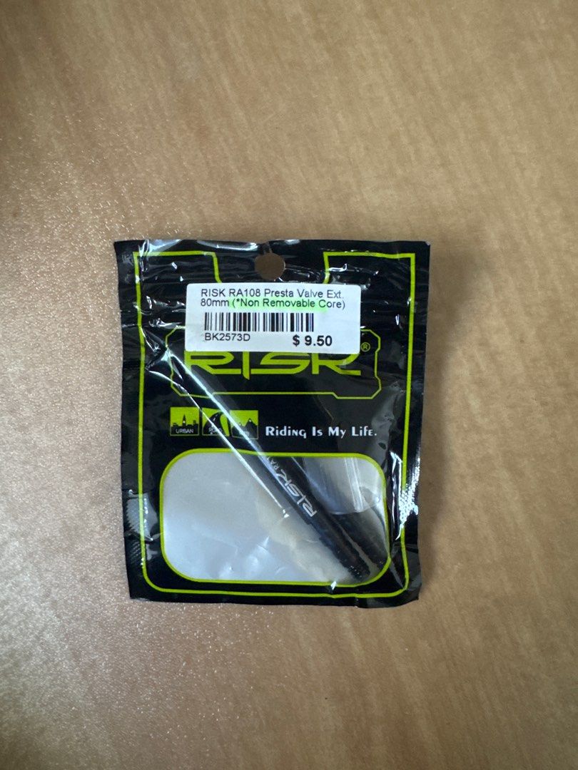 RISK RA108 Presta Valve Extender 80mm, Sports Equipment, Bicycles ...