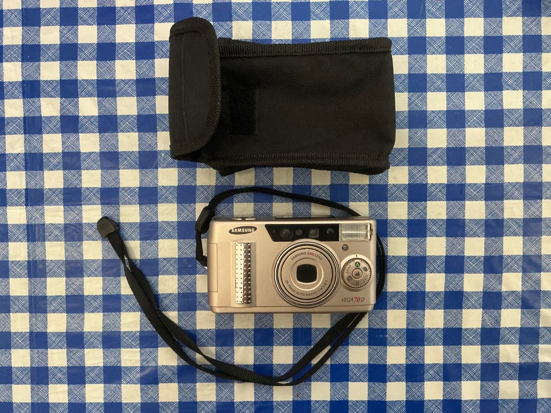 Samsung Vega 70D Film Camera with Case, Photography, Cameras on Carousell